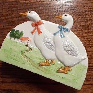 Otagiri | Dining | Vintage 98s Otagiri Ceramic Duck Napkin Letter ...